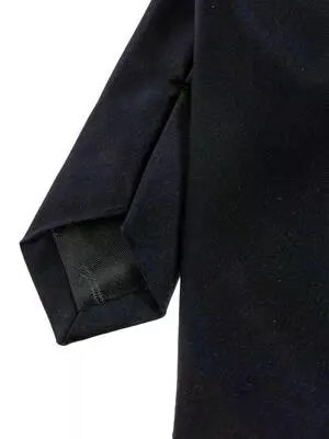 VIVIENNE WESTWOOD Orb-embroidered Silk Tie - Blue