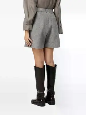 ELEH Pleated Tailored Shorts