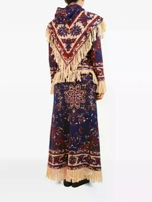Rabanne Fringe-trim Knit Three-piece Set