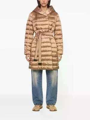 Max Mara The Cube Quilted Hooded Coat