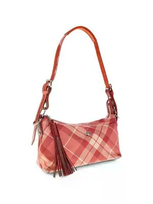 VIVIENNE WESTWOOD Emma Tartan Shoulder Bag - Red