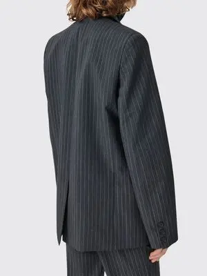 IRO PARIS Single-breasted Pinstriped Virgin Wool Blazer With Peak Lapels