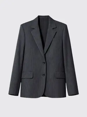 IRO PARIS Single-breasted Pinstriped Virgin Wool Blazer With Peak Lapels