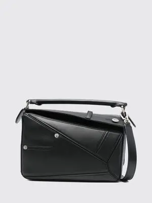 Loewe Small Featherlight Puzzle Bag In Calfskin With Removable Strap