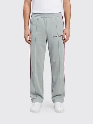 Palm Angels Technical Jersey Jogging Trousers With Embroidered Logo - Lavander