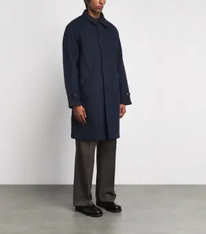 Polo Ralph Lauren Wool Tweed Langdon Walking Coat