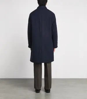 Polo Ralph Lauren Wool Tweed Langdon Walking Coat