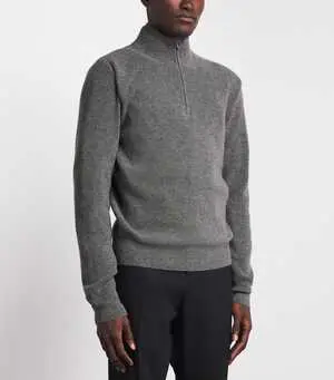Ralph Lauren Purple Label Cashmere Half-zip Sweater