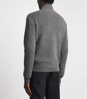 Ralph Lauren Purple Label Cashmere Half-zip Sweater
