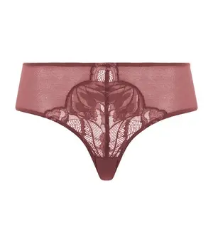 Hanro Lysia Midi Briefs - Red