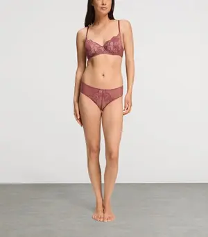 Hanro Lysia Midi Briefs - Red