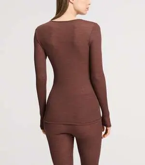 Hanro Wool-silk Long-sleeve T-shirt
