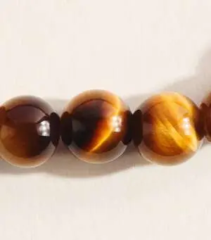 Tateossian Sterling Silver And Tiger Eye Totem Bracelet