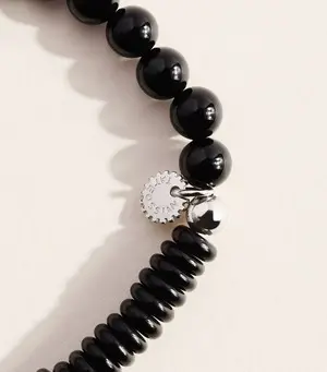 Tateossian Sterling Silver And Agate Bracelet