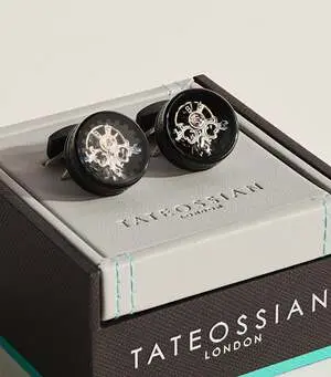 Tateossian Skull Tourbillon Cufflinks
