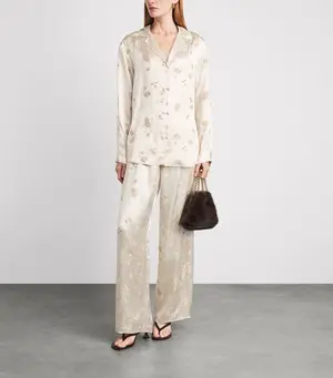 DÔEN Floral Jacquard Maurise Shirt
