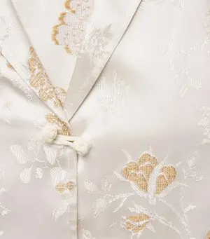 DÔEN Floral Jacquard Maurise Shirt