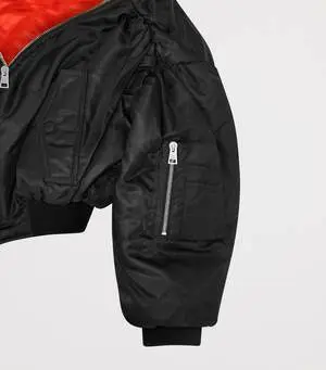 Givenchy Cropped Cocoon Bomber Jacket