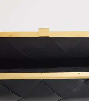 ANINE BING Leather Braided Anine Clutch Bag