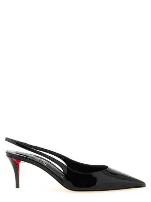 CHRISTIAN LOUBOUTIN Miss Z' Slingback - Black