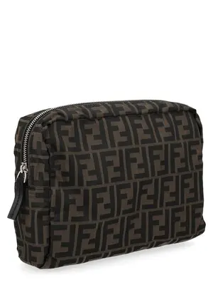 Fendi Beauty Case Medium In Tessuto Superlight Ff