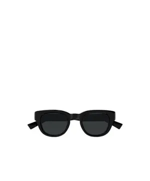 Saint Laurent Oval Frame Sunglasses - Black