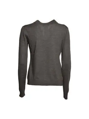 Max Mara Wkdcappa V-neck Knitted Polo Shirt - Maroon