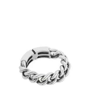 Balenciaga Bb Icon Ring In Antique