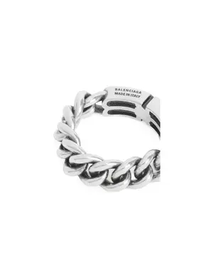 Balenciaga Bb Icon Ring In Antique