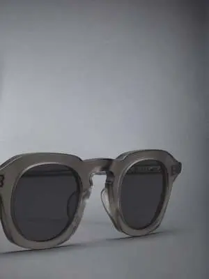 Thom Browne Oval Frame Sunglasses