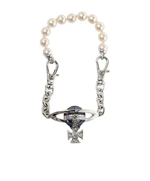 VIVIENNE WESTWOOD Aida Bas Relief Bracelet - Gray