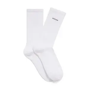 Balenciaga Logo Intarsia Ribbed Socks