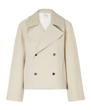 Bottega Veneta Long-sleeve Double-breasted Jacket