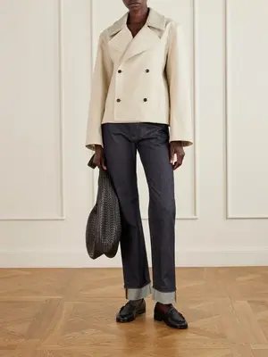 Bottega Veneta Long-sleeve Double-breasted Jacket