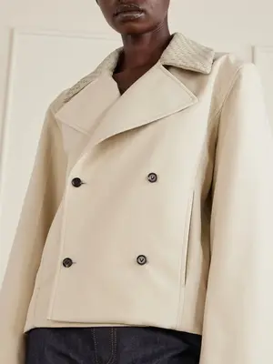 Bottega Veneta Long-sleeve Double-breasted Jacket