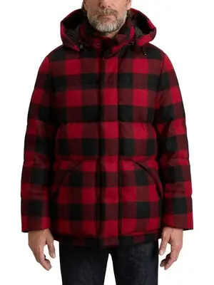 Woolrich Checked Quilted Moon Parka