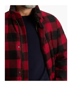Woolrich Checked Quilted Moon Parka