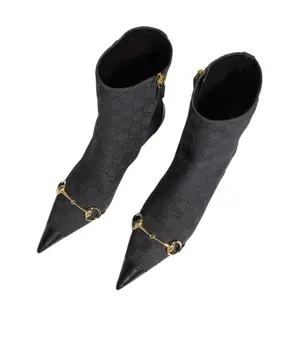 Gucci Donna Horsebit Bootie - Black