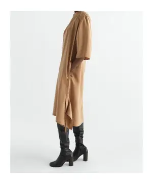 LEMAIRE Soft-collar Dress In Dry Silk