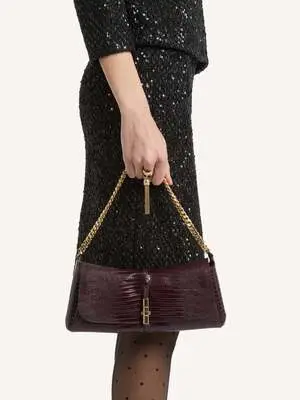 Balmain Embossed Leather Metropolis Bag