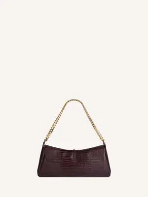Balmain Embossed Leather Metropolis Bag