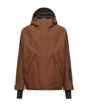 Moncler Lambir Hooded Gore-tex Ski Jacket - Brown