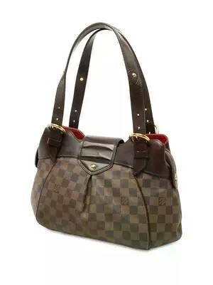 LOUIS VUITTON 2009 Damier Ebene Sistina Pm Shoulder Bag - Brown