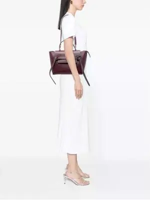 Celine 2016 Mini Smooth Calfskin Double Stitched Belt Bag Satchel