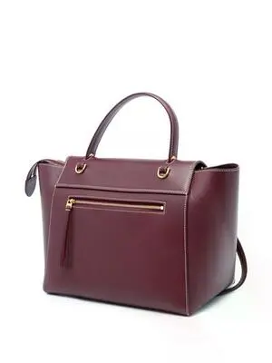 Celine 2016 Mini Smooth Calfskin Double Stitched Belt Bag Satchel