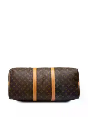 LOUIS VUITTON 1991 Monogram Keepall Bandouliere 50 Travel Bag