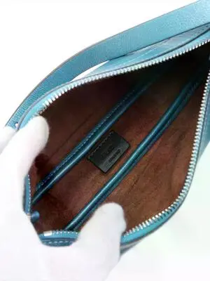 Fendi 2010-2026 Mini Leather Simply Handbag - Blue