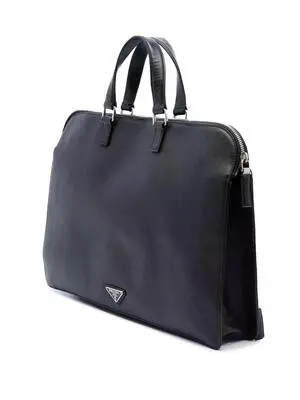Prada 2013-2026 Saffiano Business Bag - Black