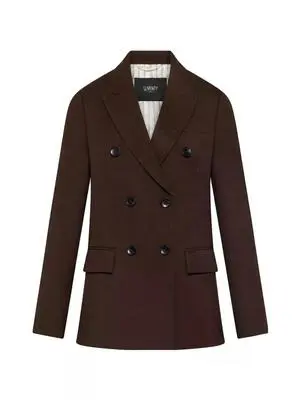 Seventy Double-breasted Blazer - Brown