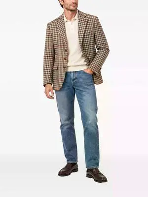 Tagliatore Houndstooth Check Single-breasted Blazer